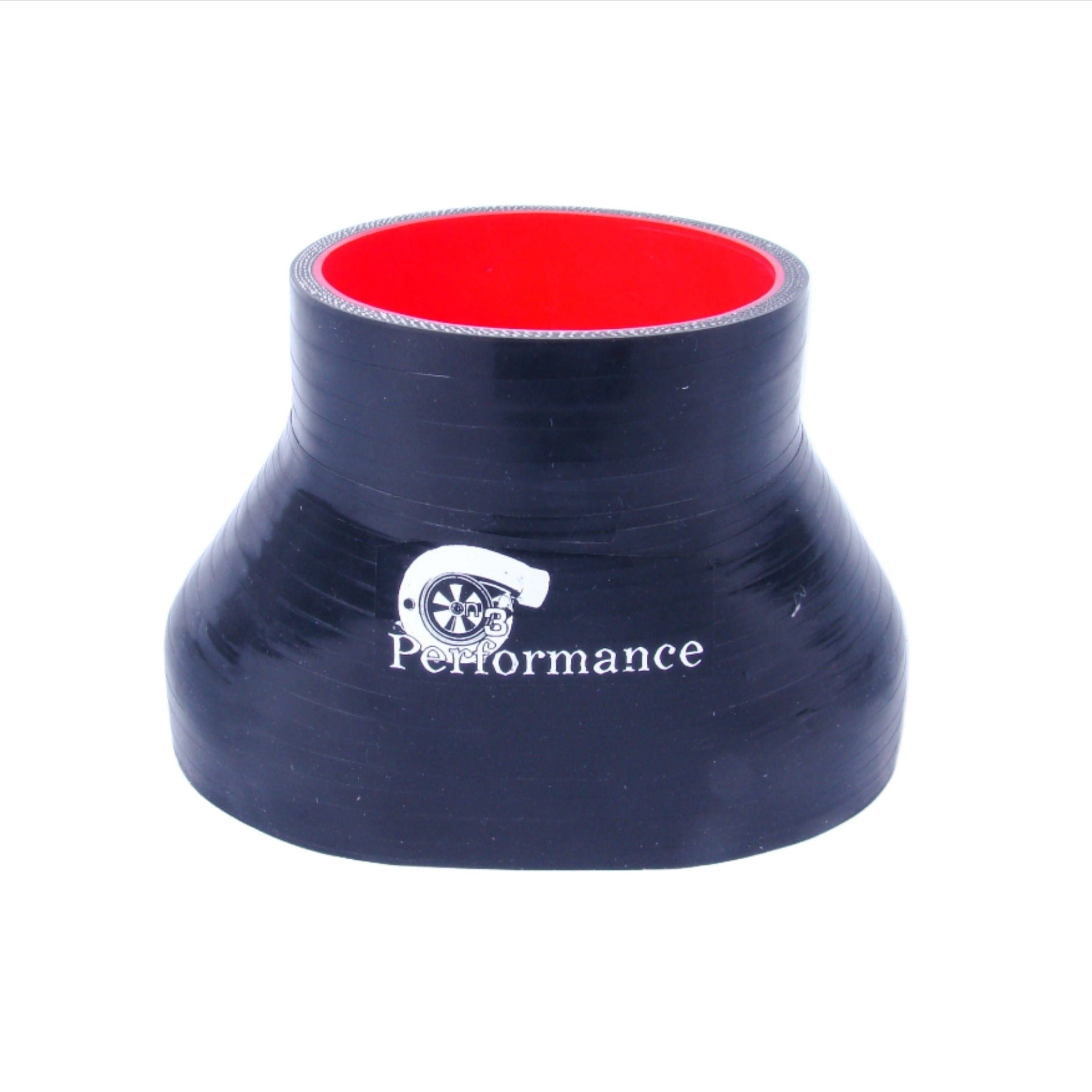 On 3 Performance 3" To Oval Mustang Throttle Body 5 Ply Silicone Coupl ...