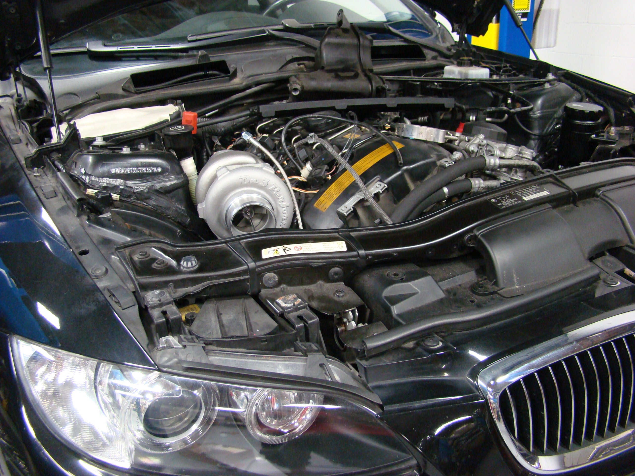 (2006-2013) BMW 335i N54 T3 Top Mount Single Turbo System – On3 Performance