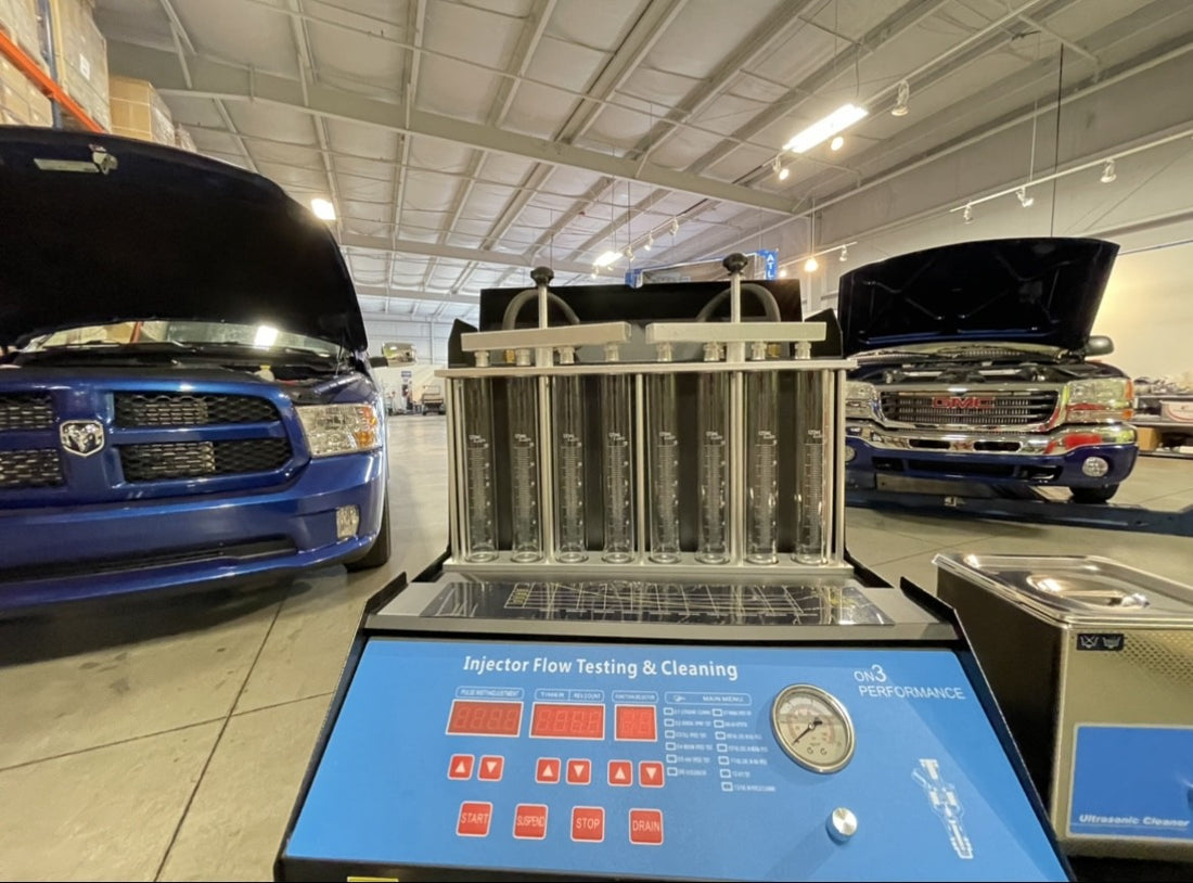 Injector Flow Testing Bench / Injector Ultra Sonic Cleaner - 8 Cylinde ...