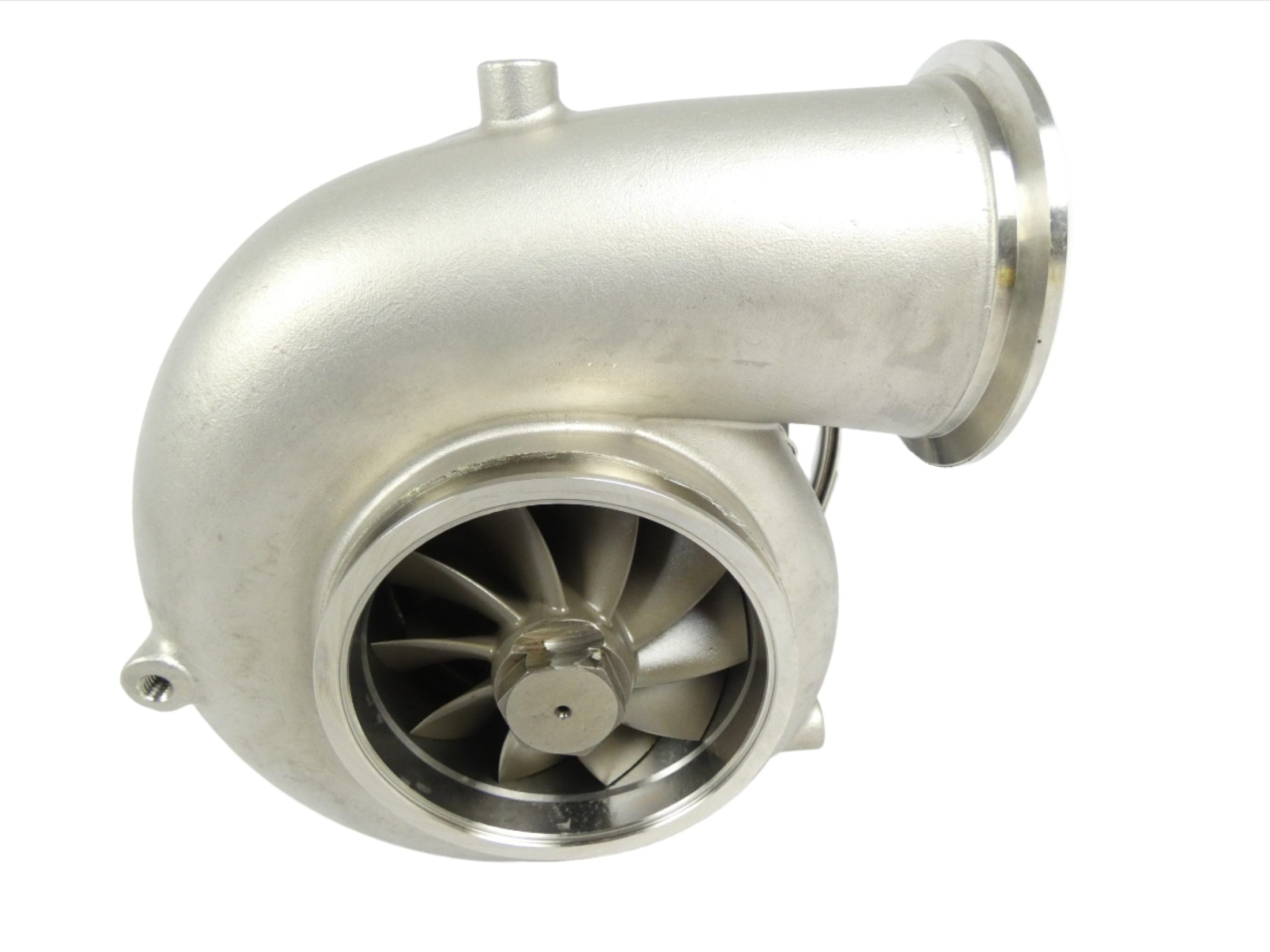 94mm CNC Billet Wheel Turbocharger T6 Stainless V-Band Exhaust Housing ...