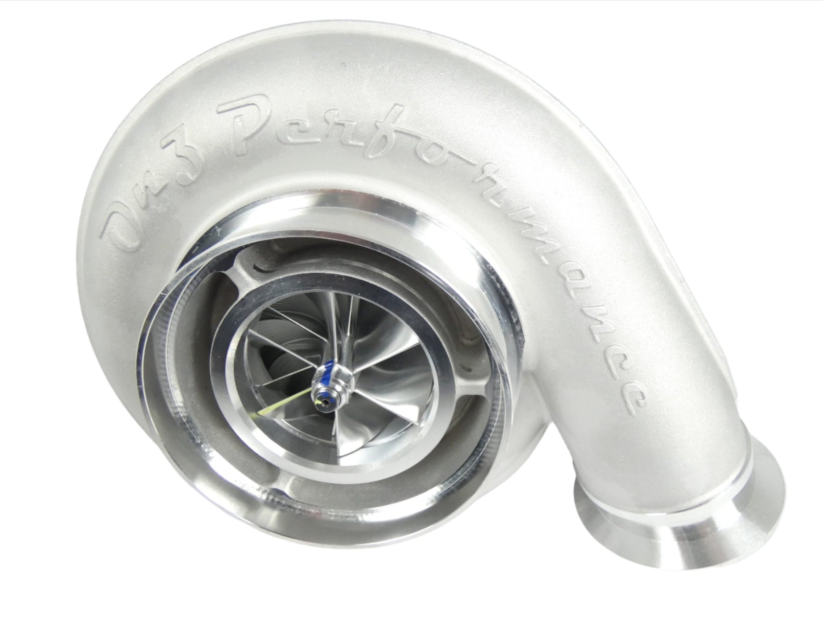 80mm CNC Billet Wheel Turbocharger T6 Pro-Mod V-band Exhaust Housing ...