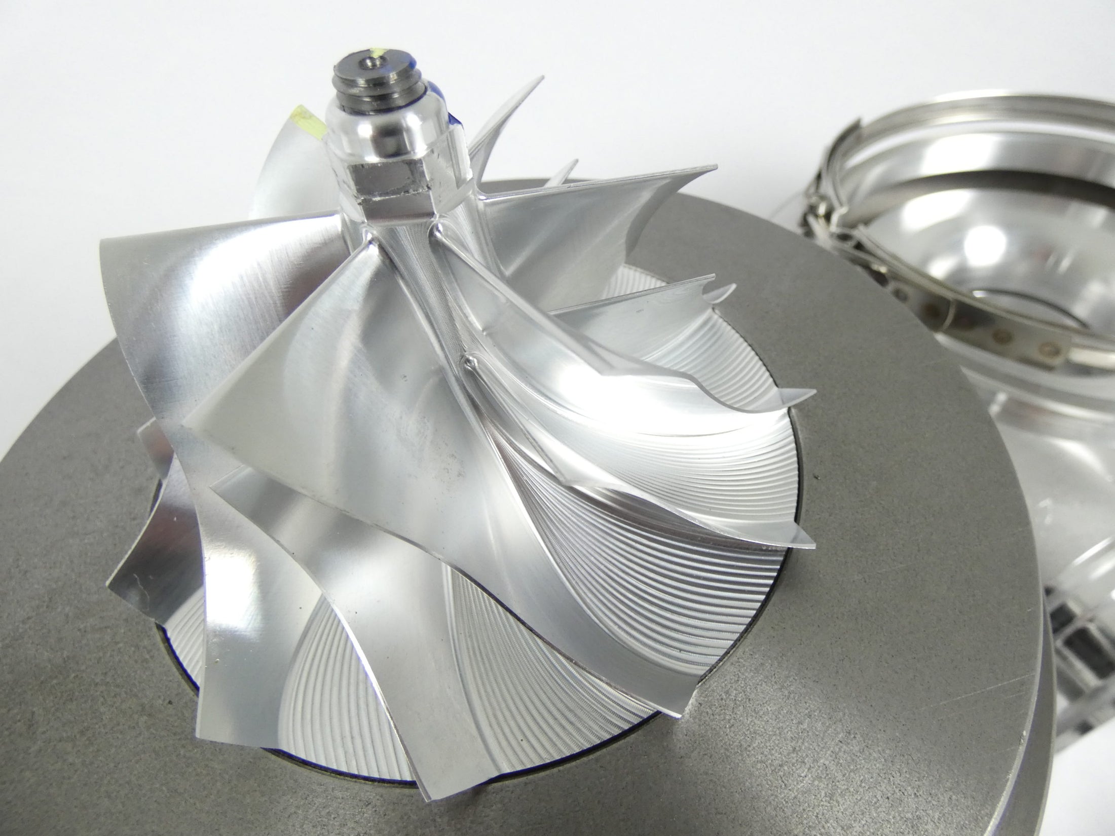 80mm CNC Billet Wheel Turbocharger T6 Pro-Mod V-band Exhaust Housing ...