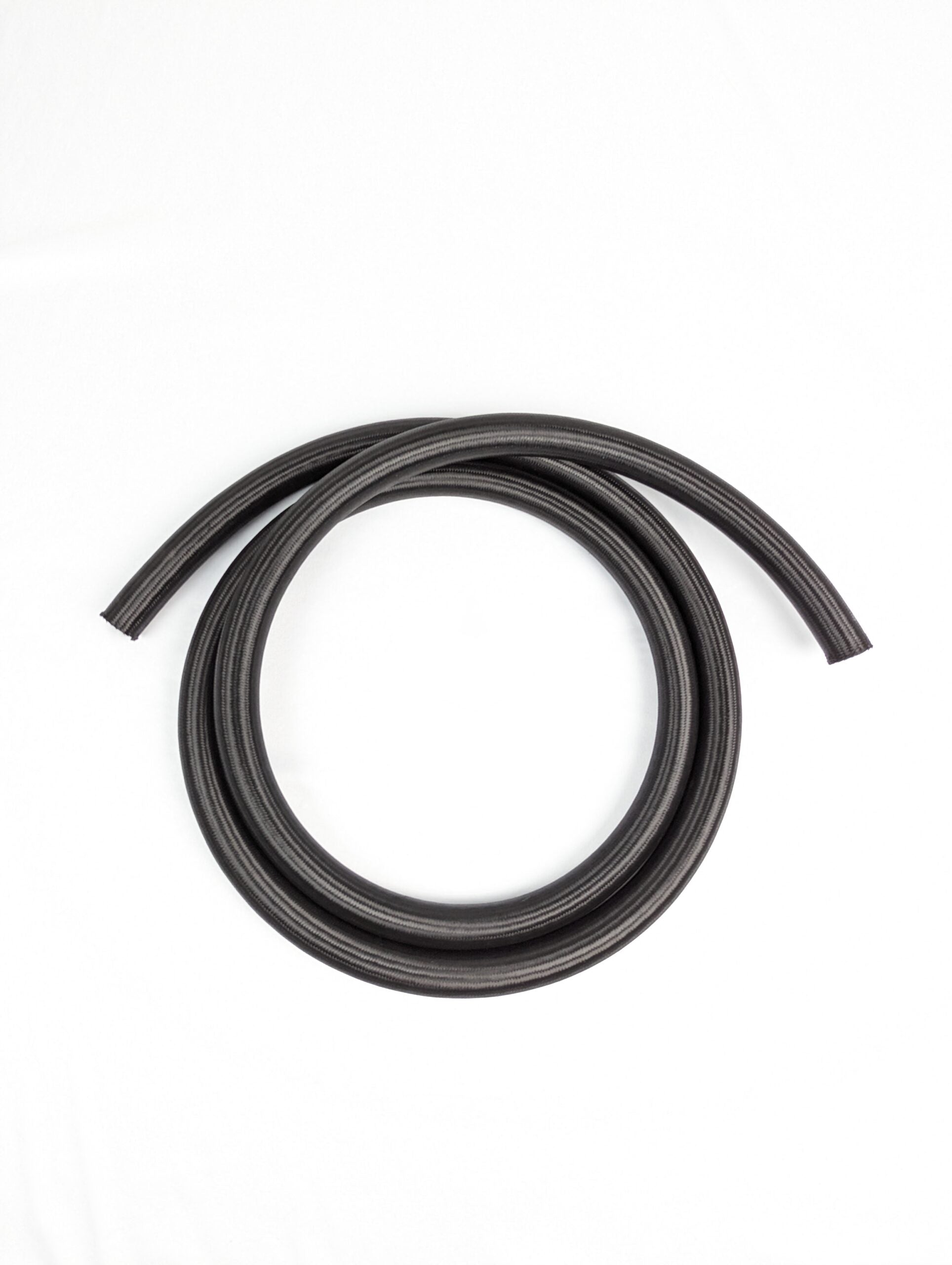 20an Black Braided Nylon Line w/ Steel Re-Enforcement - 8ft Sections ...