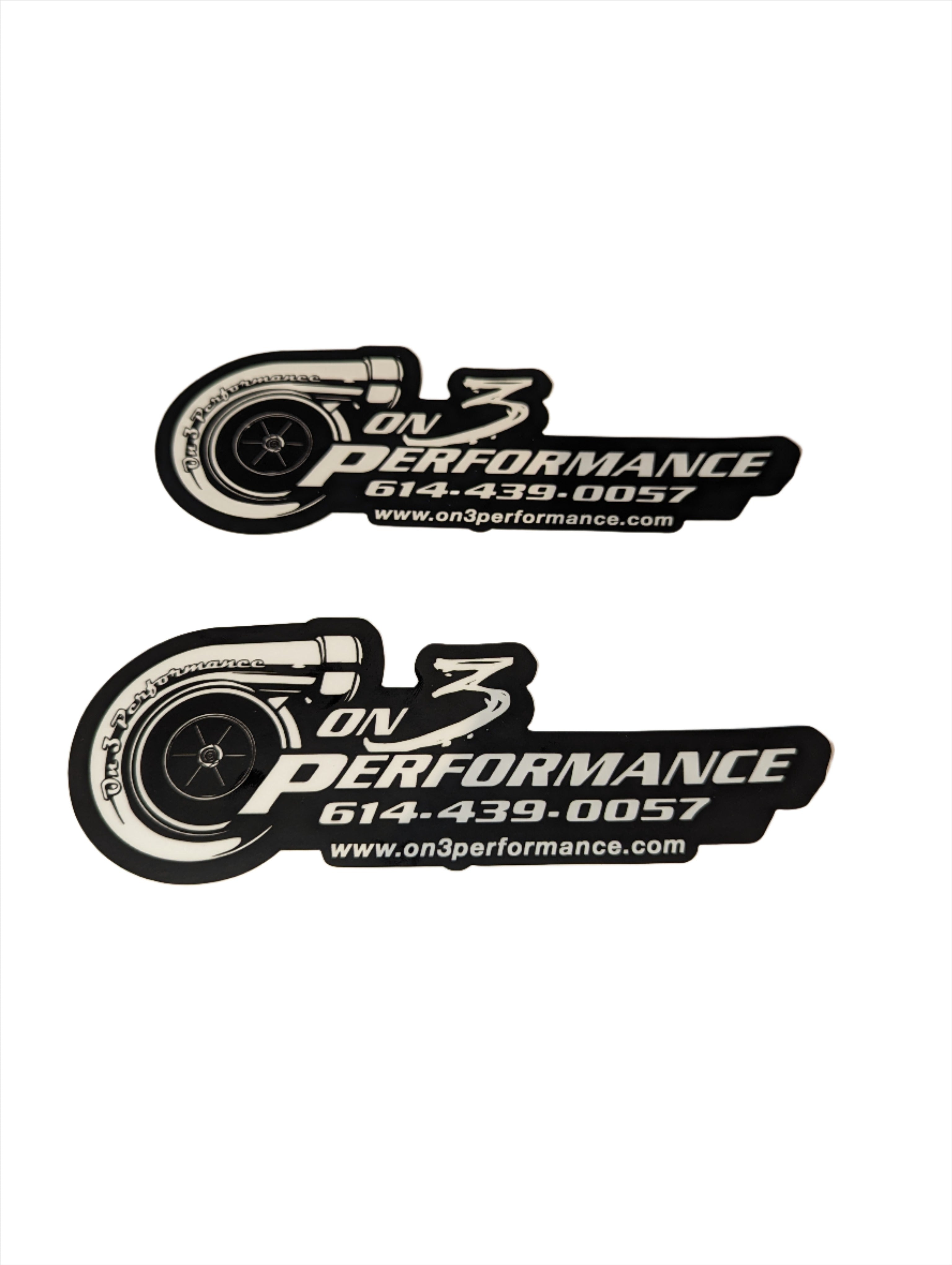 Small Window Decal Set – On3 Performance