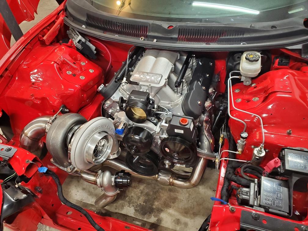 (1998-2002) Camaro / Trans AM -T6 Complete Single Turbo System Race Sy ...