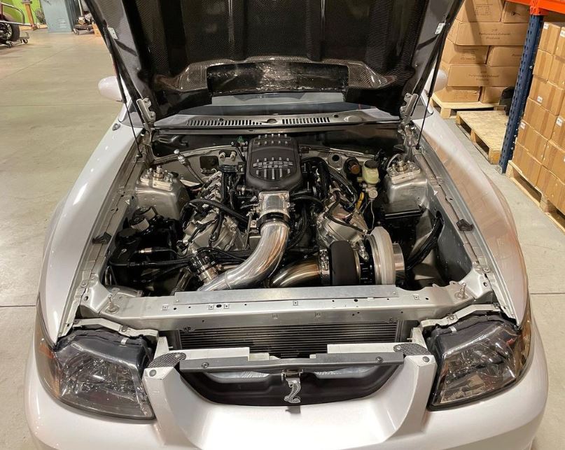 (1987-2004) Mustang Coyote Swap Complete Turbo System- T6 V-band Inlet ...
