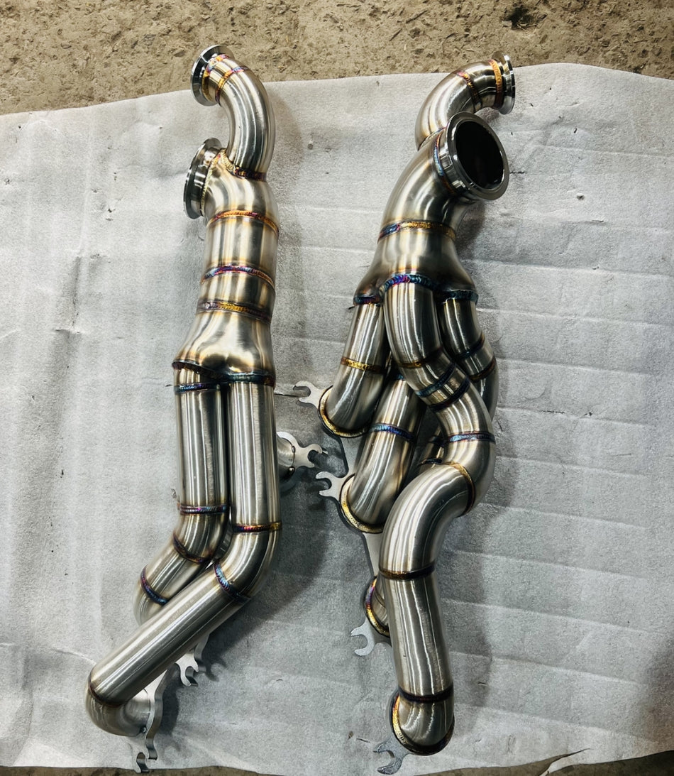 (2015-2023) Mustang GT 5.0 2nd Gen Mid- Mount Twin Turbo System - S550 ...