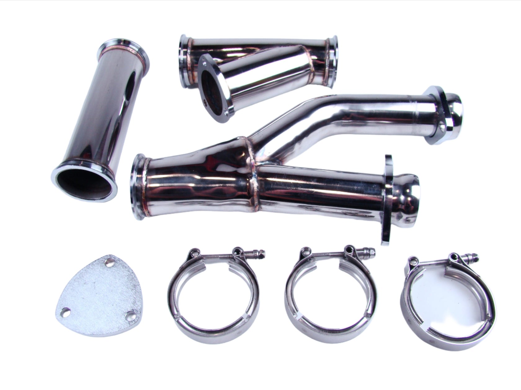 (1979-1993) Foxbody Mustang 5.0 Y-Pipe Kit for Single Turbo System ...